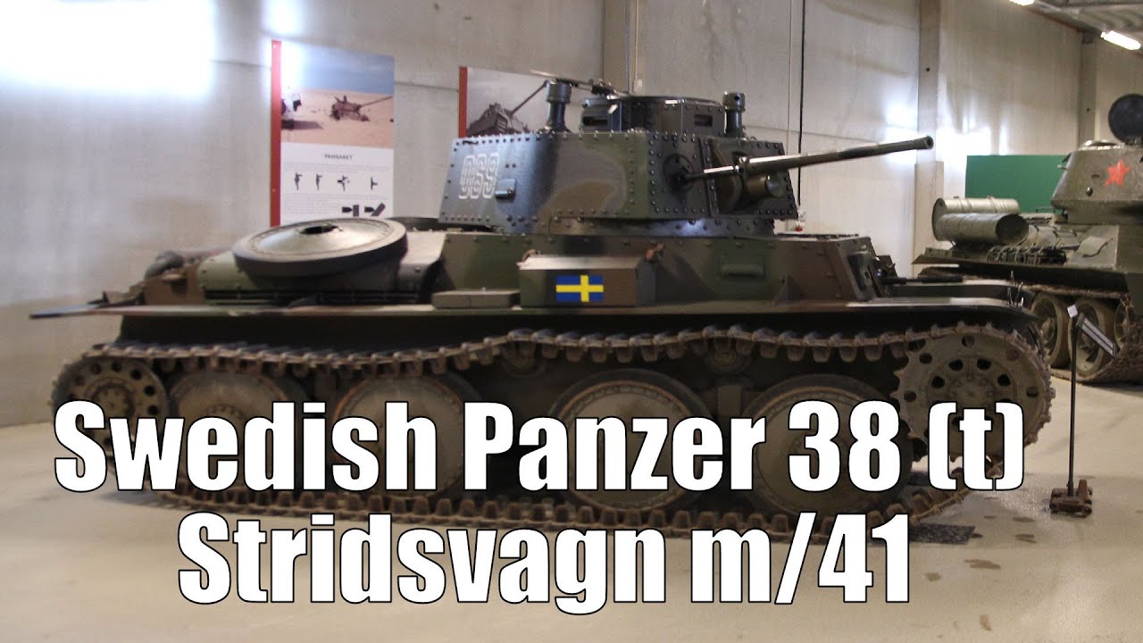 Swedish Stridsvagn m/41 Was Licensed Panzer 38(t) Walkaround ...