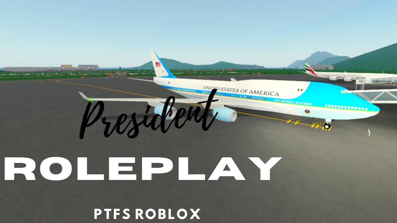 President Roleplay Pilot Training Flight Simulator Roblox - YouTube