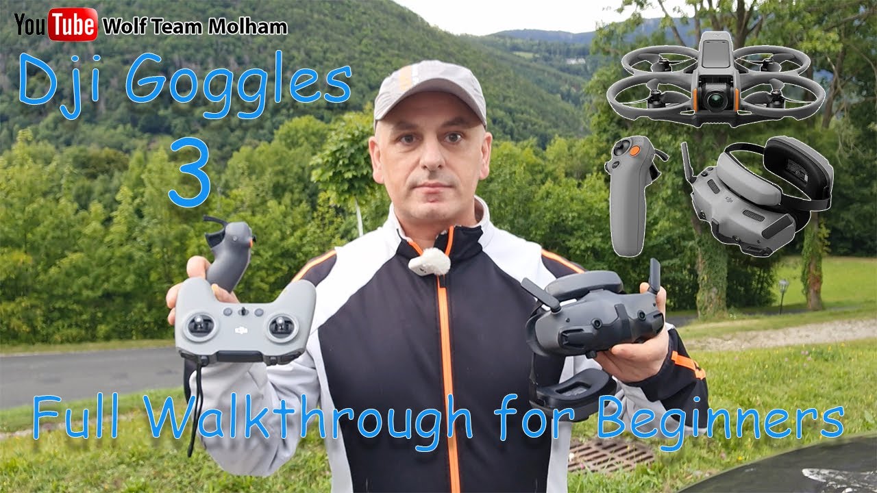 DJI Goggles 3 and RC Motion 3 with DJI Mini 4 Pro or DJI Air 3 - How To ...