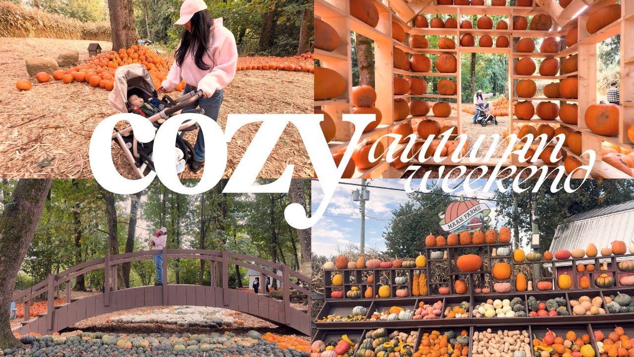 cozy autumn weekend - pumpkin patch, vancouver aquarium & benson boone ...