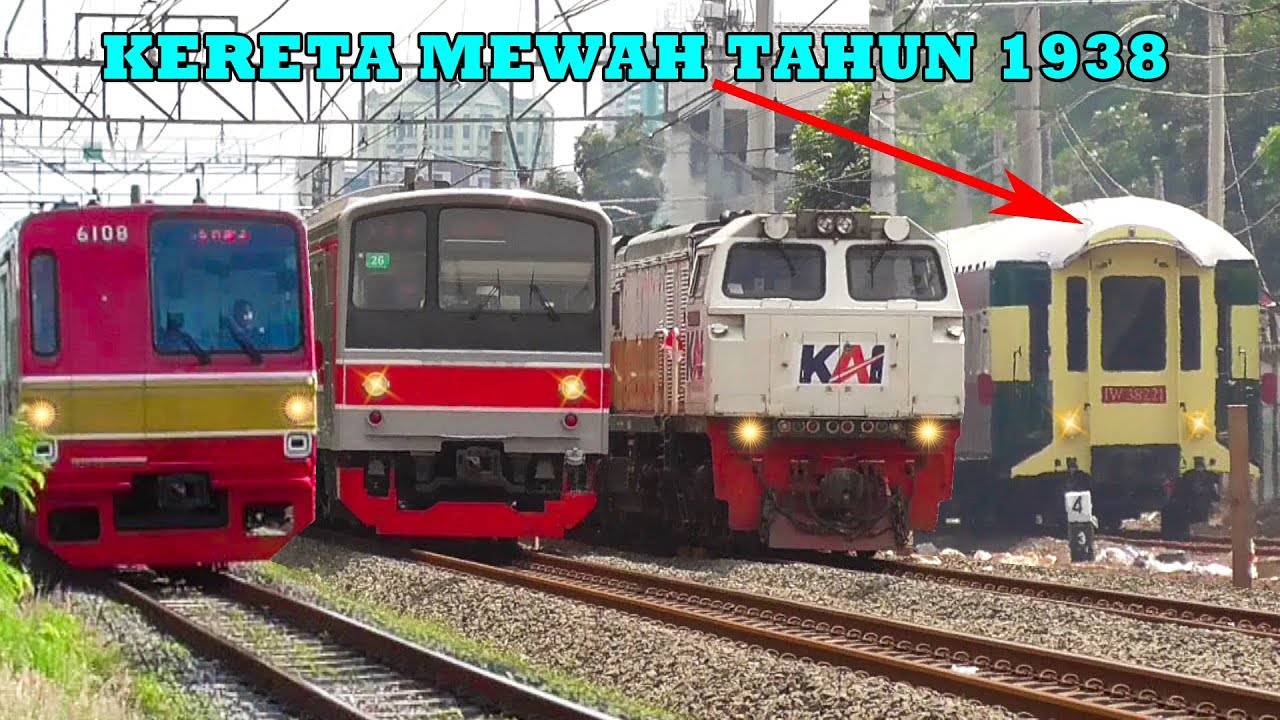 Aktivitas Kereta Api Dan KRL Di JPL Angkasa & Rajawali Sebelum Dan ...