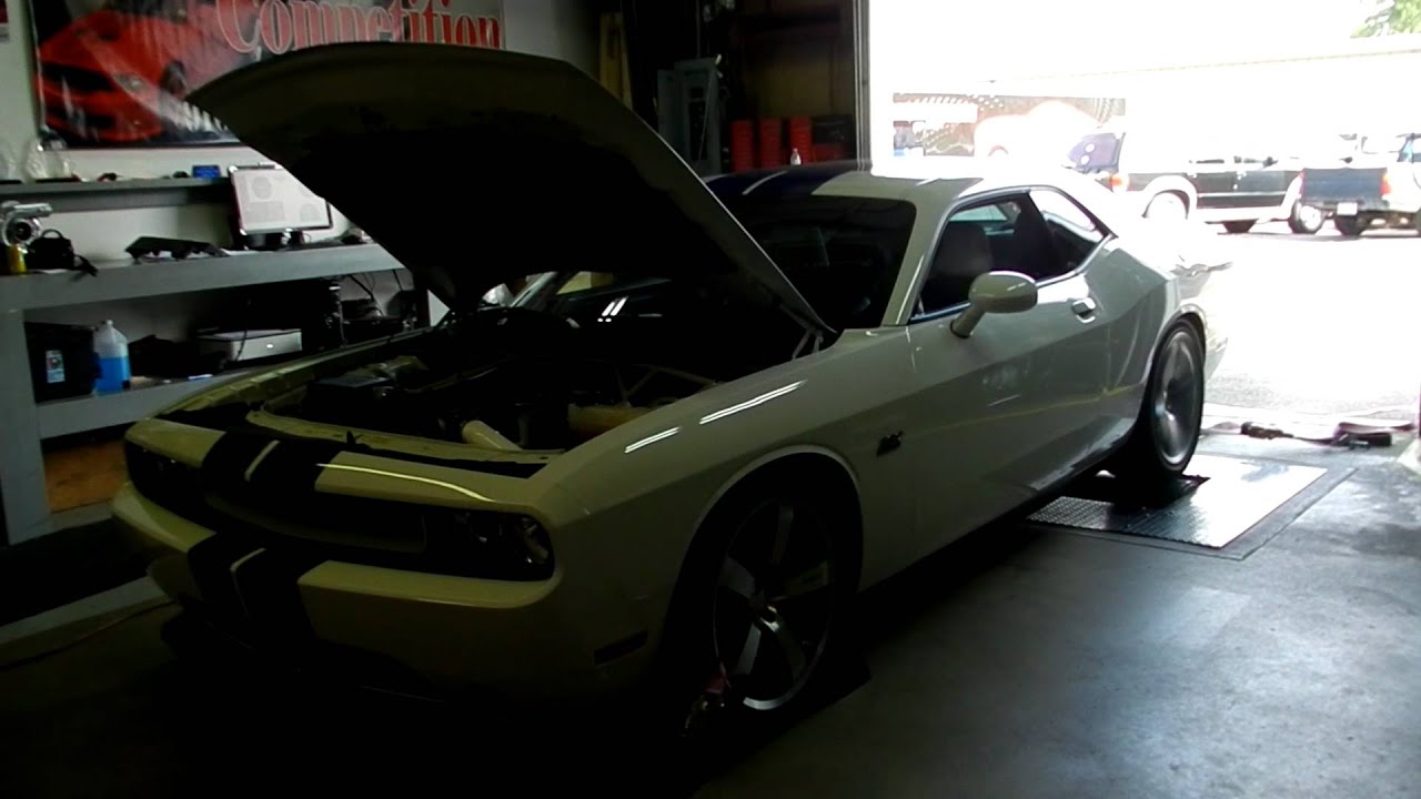 Dodge Challenger 392 Twin Turbo Dyno 2 - YouTube