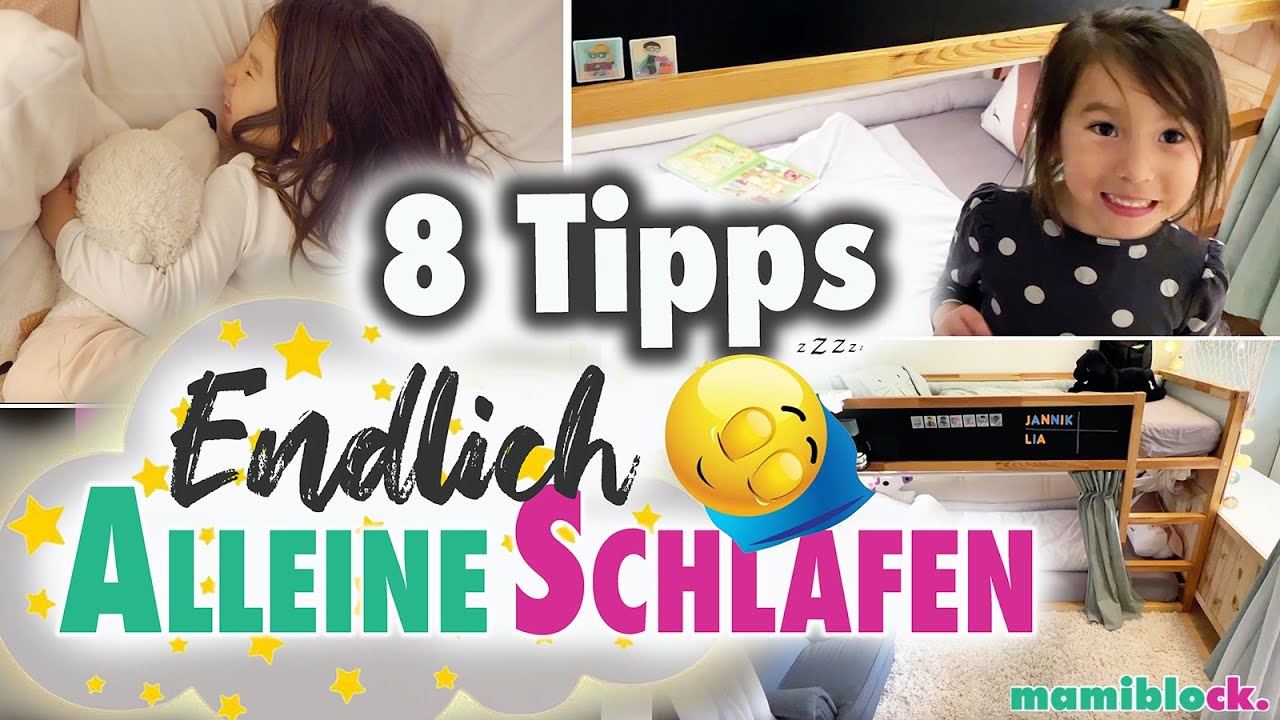 Endlich ALLEINE EINSCHLAFEN 👧🏻👶🏻 | So hat es bei uns geklappt | Tipps ...