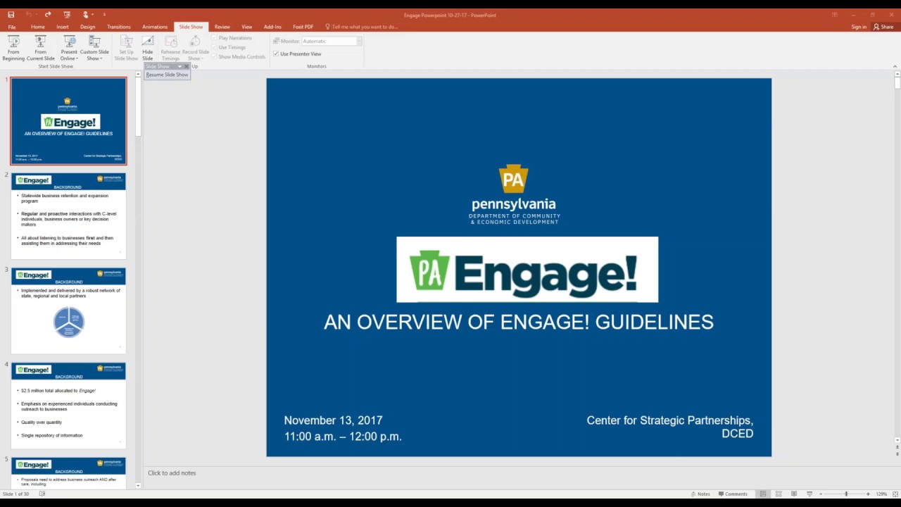 An Overview of the Engage! Program - YouTube