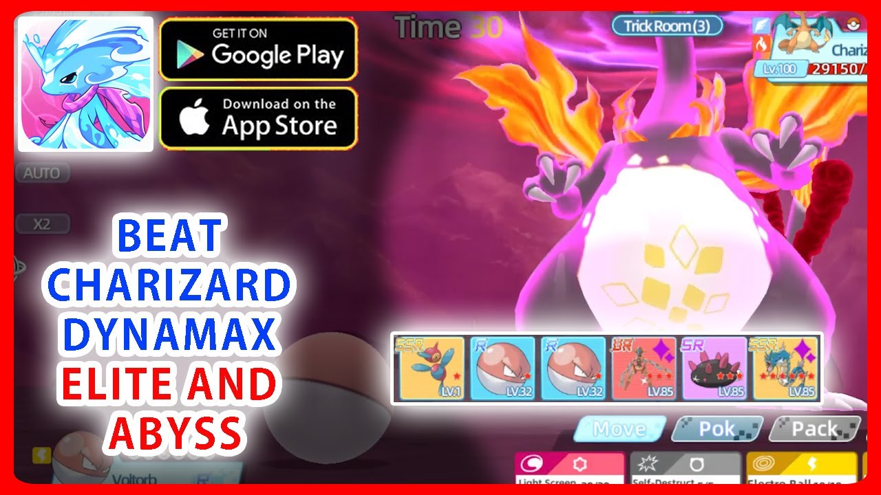 How to beat Charizard Dynamax Elite and Abyss in Elf Explorer ( the ...