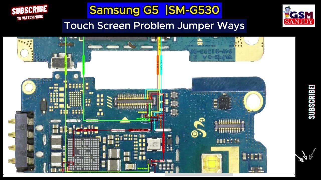 Samsung Grand Prime SM G530 Touch Screen Problem Repair All Supply Line Jumper Ways #gsmsanjoy ...