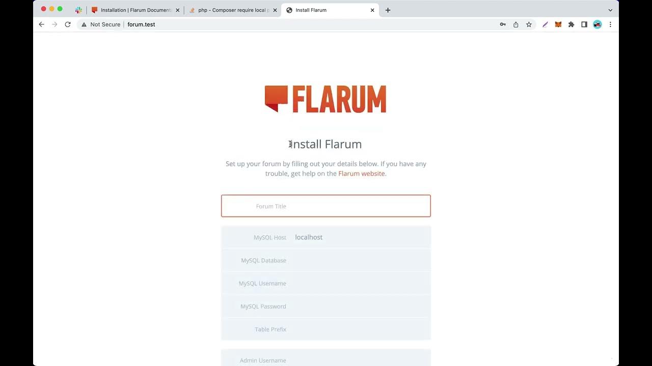 How to install Januus Web3 Login extension for Flarum - YouTube