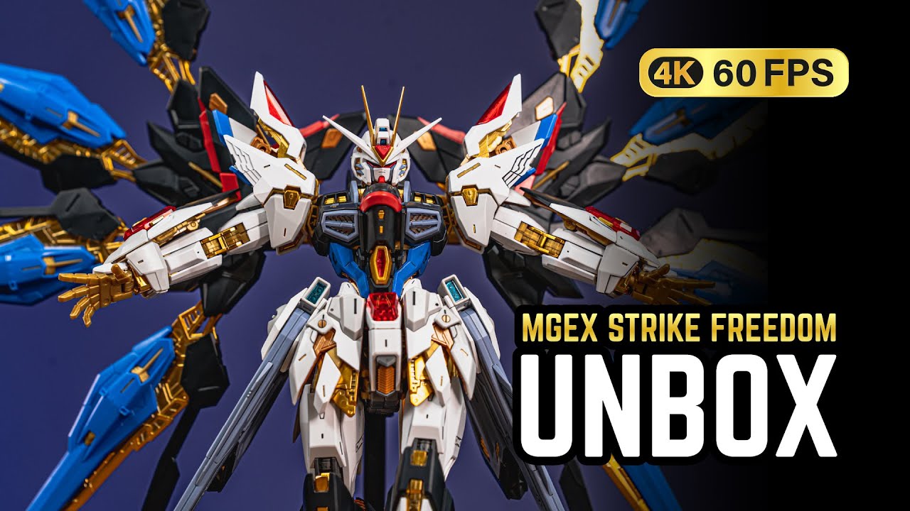UNBOX!!! MGEX Strike Freedom Gundam - YouTube