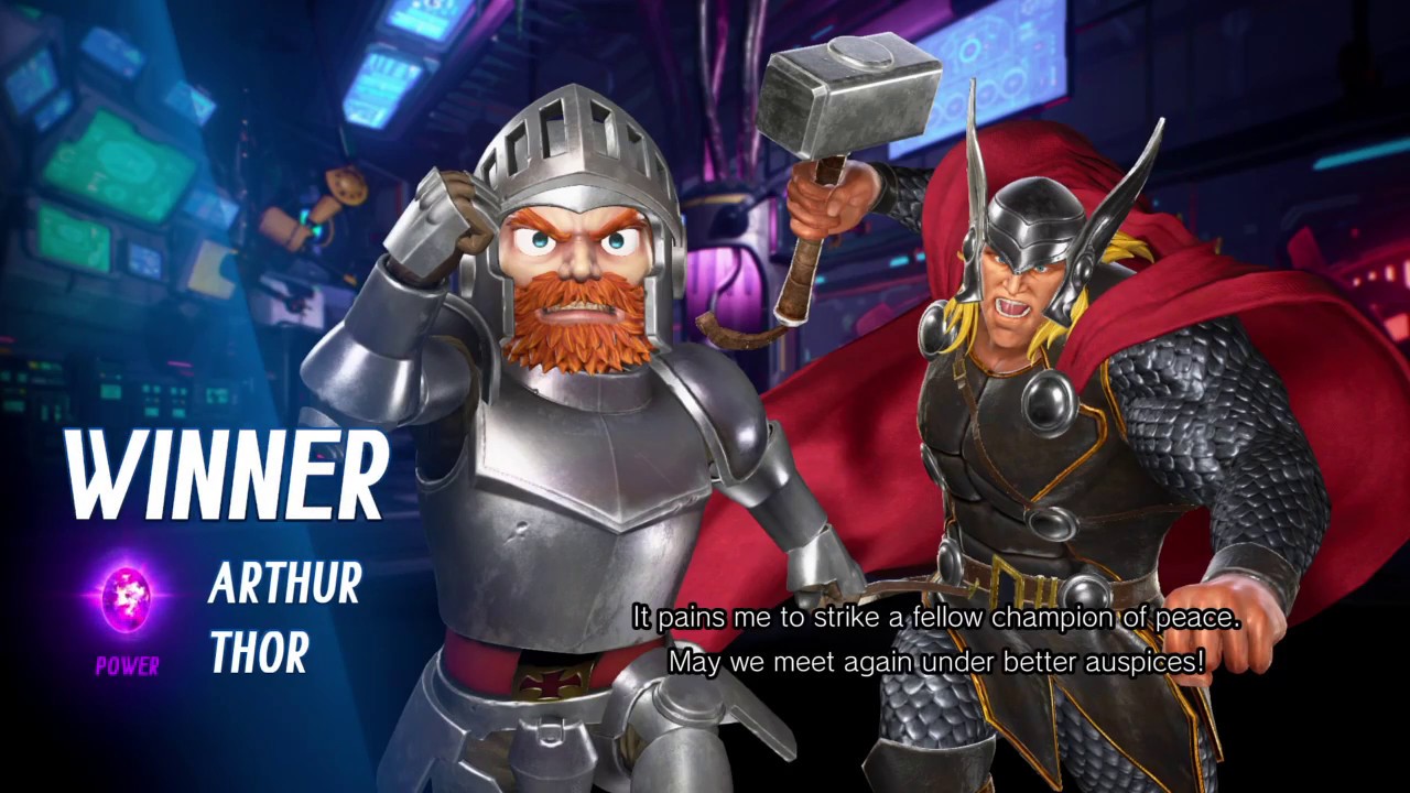 Requested MARVEL VS. CAPCOM: INFINITE: Arthur and Thor Arcade Gameplay ...