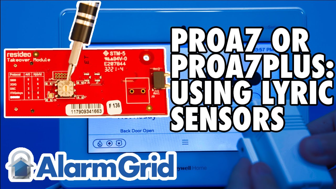 PROA7 or PROA7PLUS: Using Lyric Sensors - YouTube