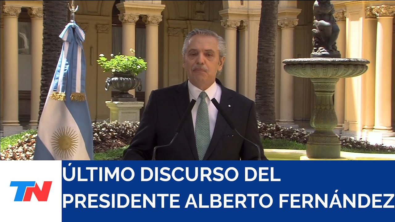 Alberto Fernández se despidió del gobierno con cuestionamientos al ...