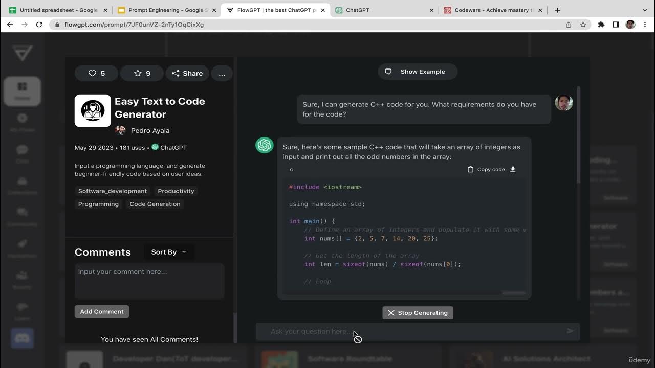 The Ultimate Guide to #ChatGPT Prompt Engineering || 23. FlowGPT Text ...