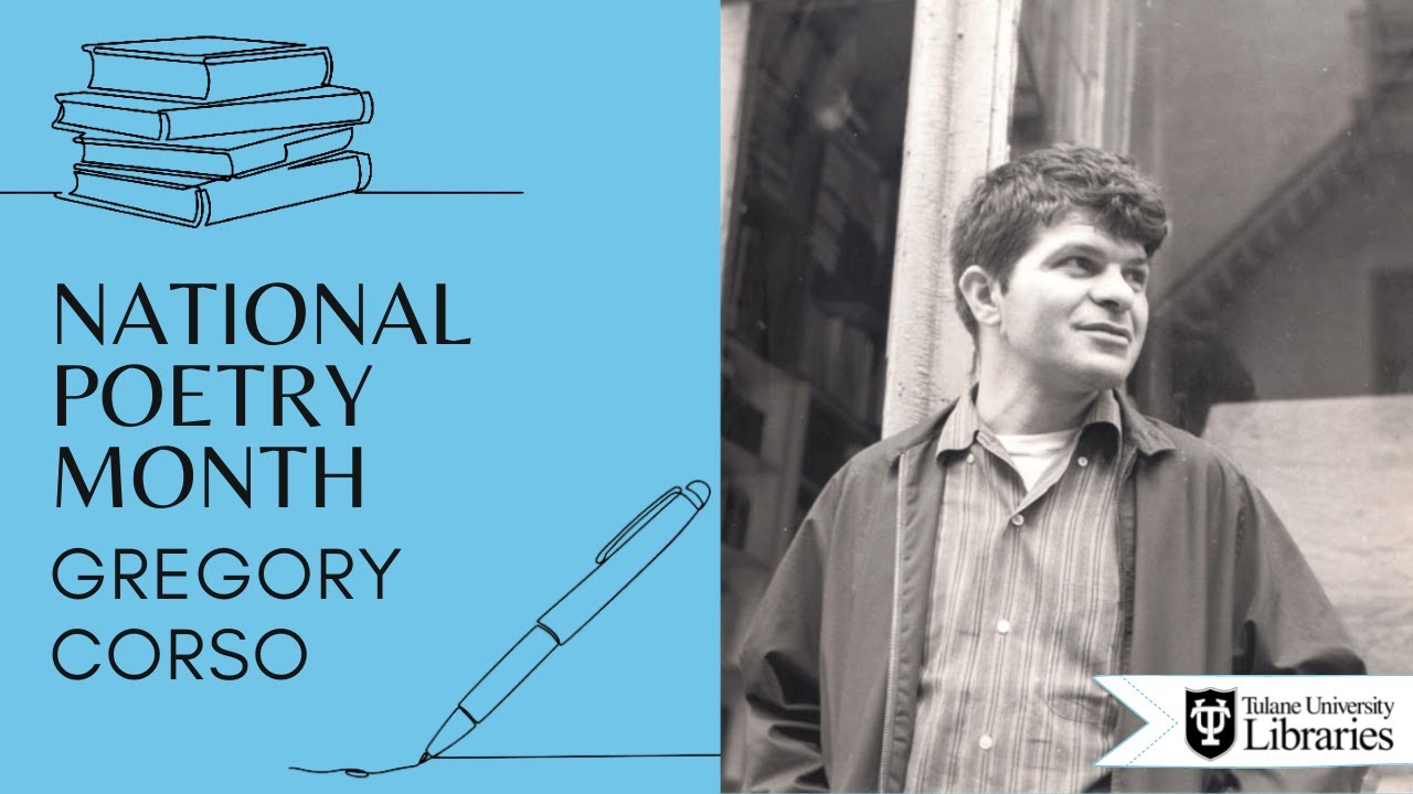 Gregory Corso - National Poetry Month 2020 - YouTube