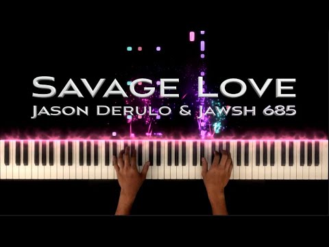 Savage Love - Jason Derulo & Jawsh 685 - Laxed - Siren Beat - PIANO COVER WITH DRUM BEAT