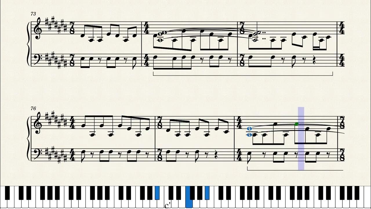 Divine Intervention - DM DOKURO - ADOFAI: Neo Cosmos | Sheet Music - YouTube