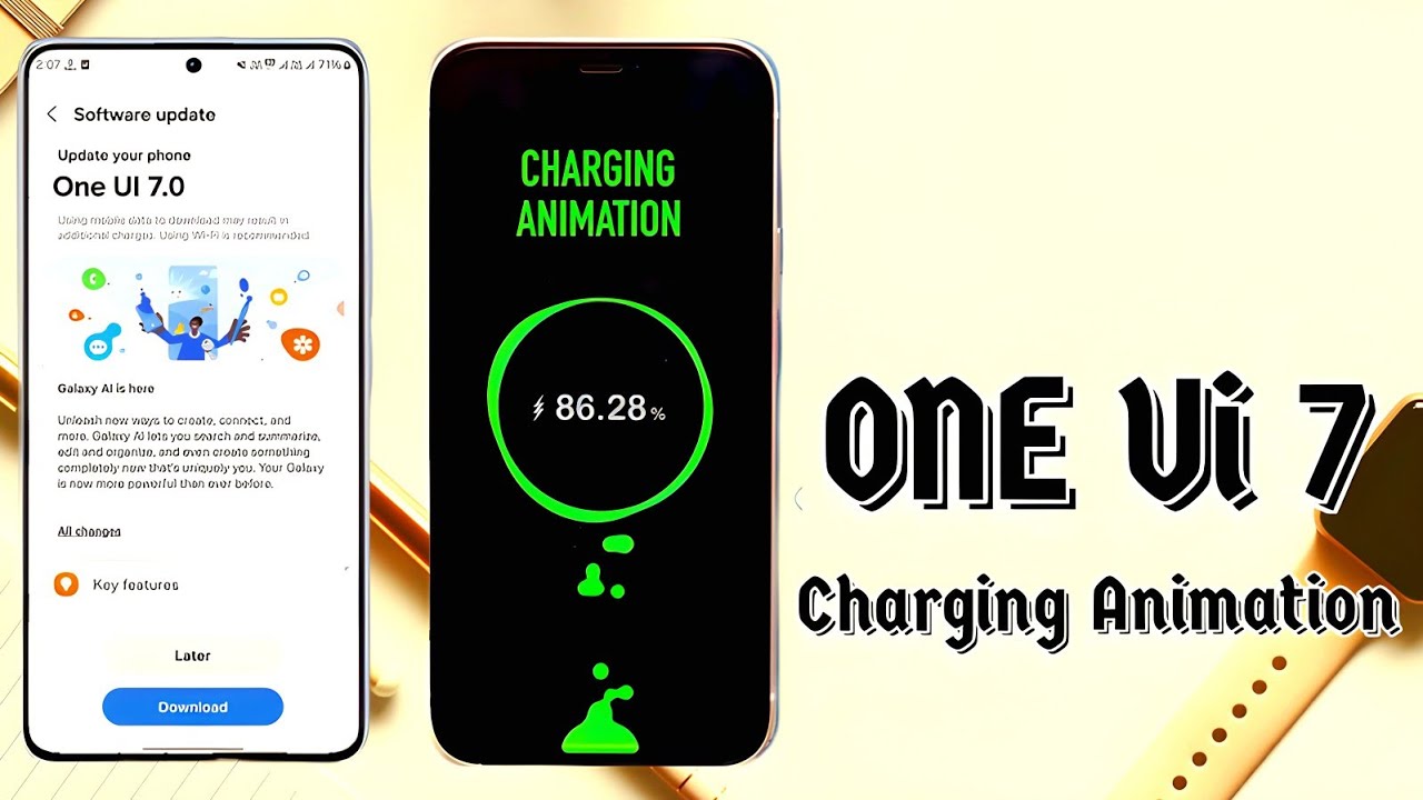 Samsung One UI 7.0: The Charging Animations Are Out of Control - YouTube