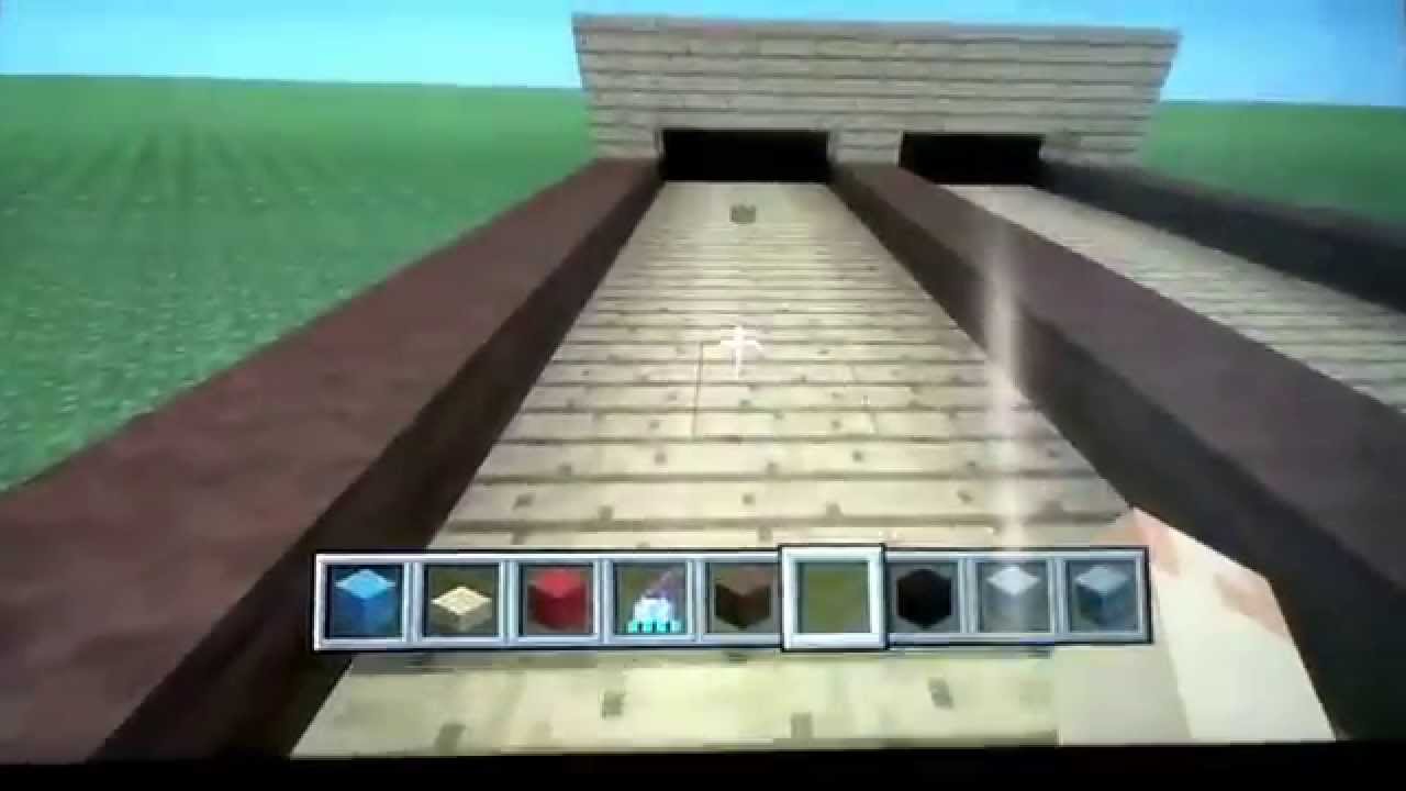 Minecraft Xbox 360 bowling alley tutorial - YouTube
