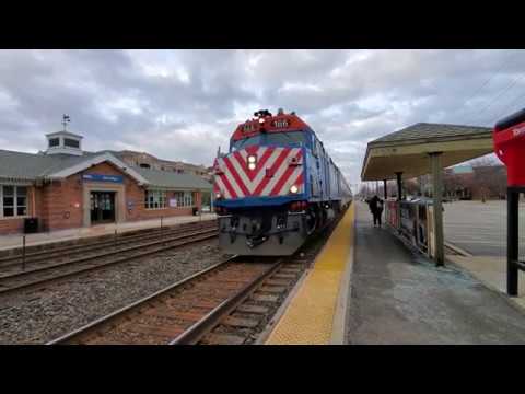 Metra Scenes, Geneva & Glen Ellyn, IL, 12/26/2019 - YouTube
