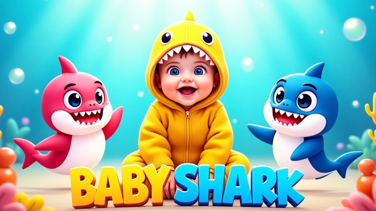 Baby Shark Música Infantil 💃 Coreografía Fácil en Español 2025 - YouTube