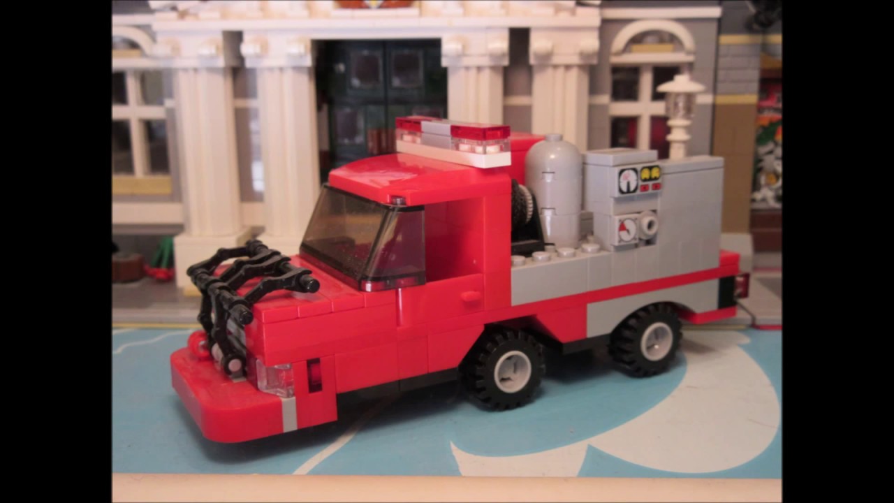 Custom Lego Fire Truck - Brush Pumper 1 - Lego City Fire Department ...