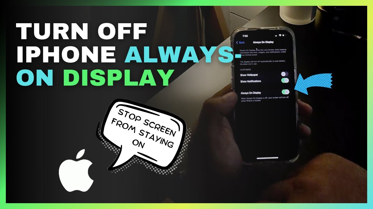 iPhone Screen Always On? Here's How to Turn It Off - YouTube