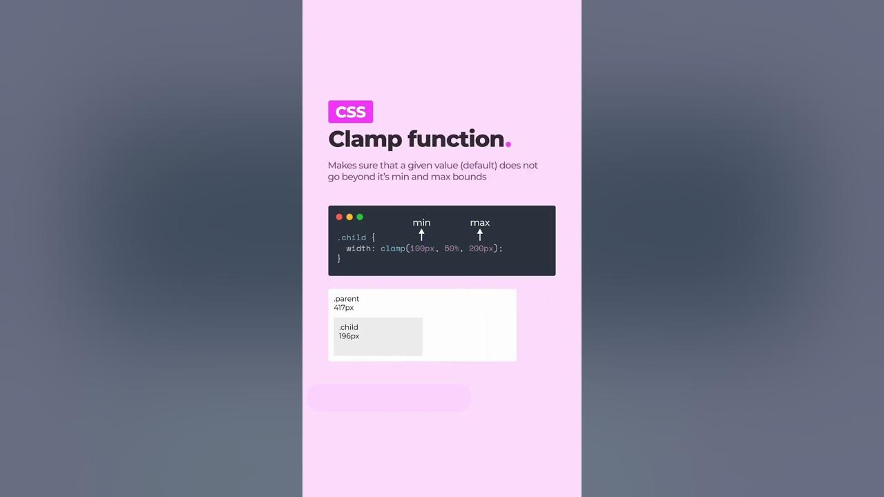 Css Clamp Function Youtube