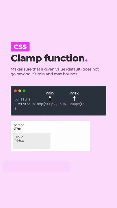 Css Clamp Function Youtube