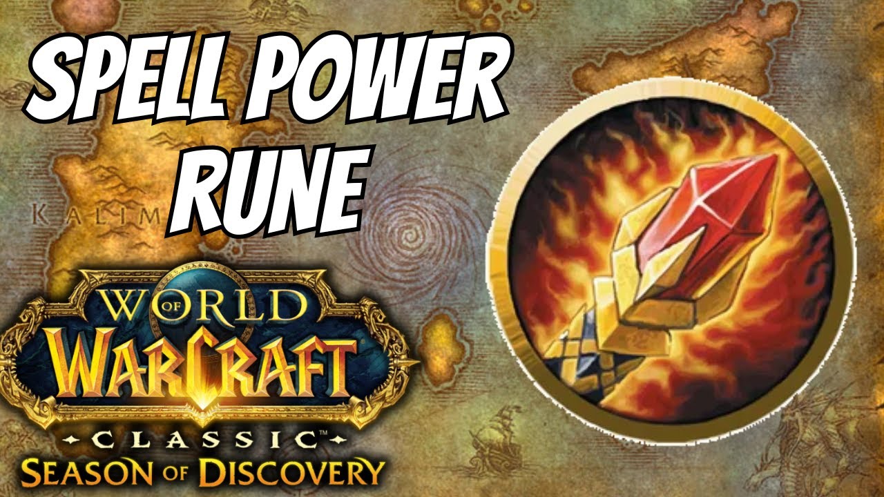 Spell Power Rune Location for Mages | Season of Discovery - YouTube