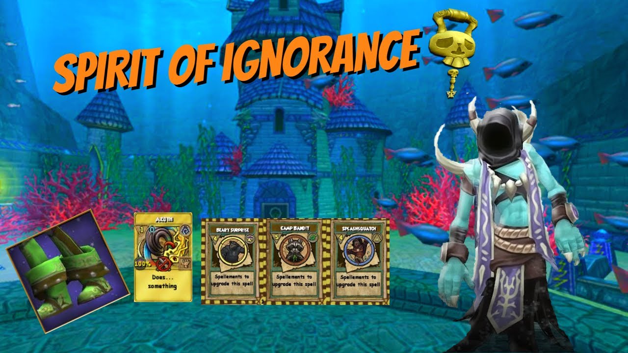NEW Wizard101 Gold Key Boss (Update): Spirit of Ignorance - YouTube
