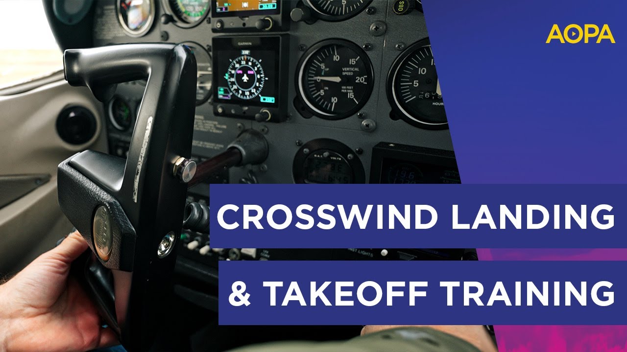 Crosswind Takeoff and Landing Techniques - YouTube