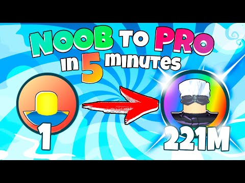 NOOB To PRO in 5 MINUTES Anime Warriors Simulator #2 | +2.69M DMG in 1 SECOND | ROBLOX