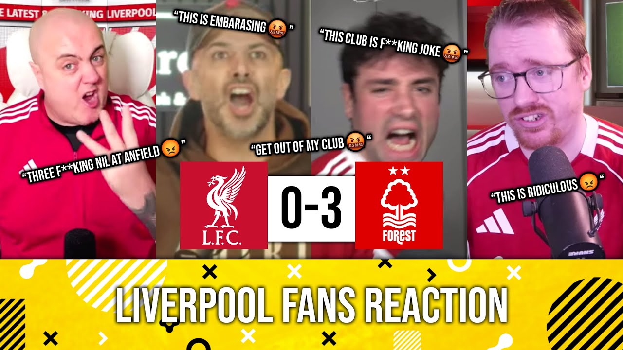 LIVERPOOL FANS REACTION TO LIVERPOOL 0-3 FOREST (EPL 2025-26 MATCHDAY ...
