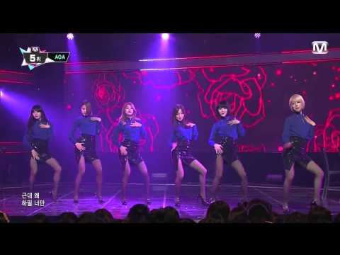 140206 AOA - Miniskirt (짧은 치마) @ M! Countdown [1080P].mp4