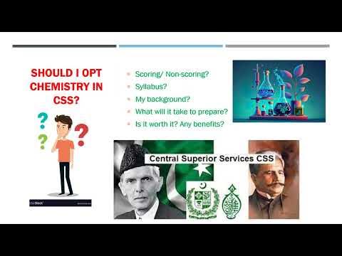 Why to opt Chemistry in CSS/PMS - YouTube