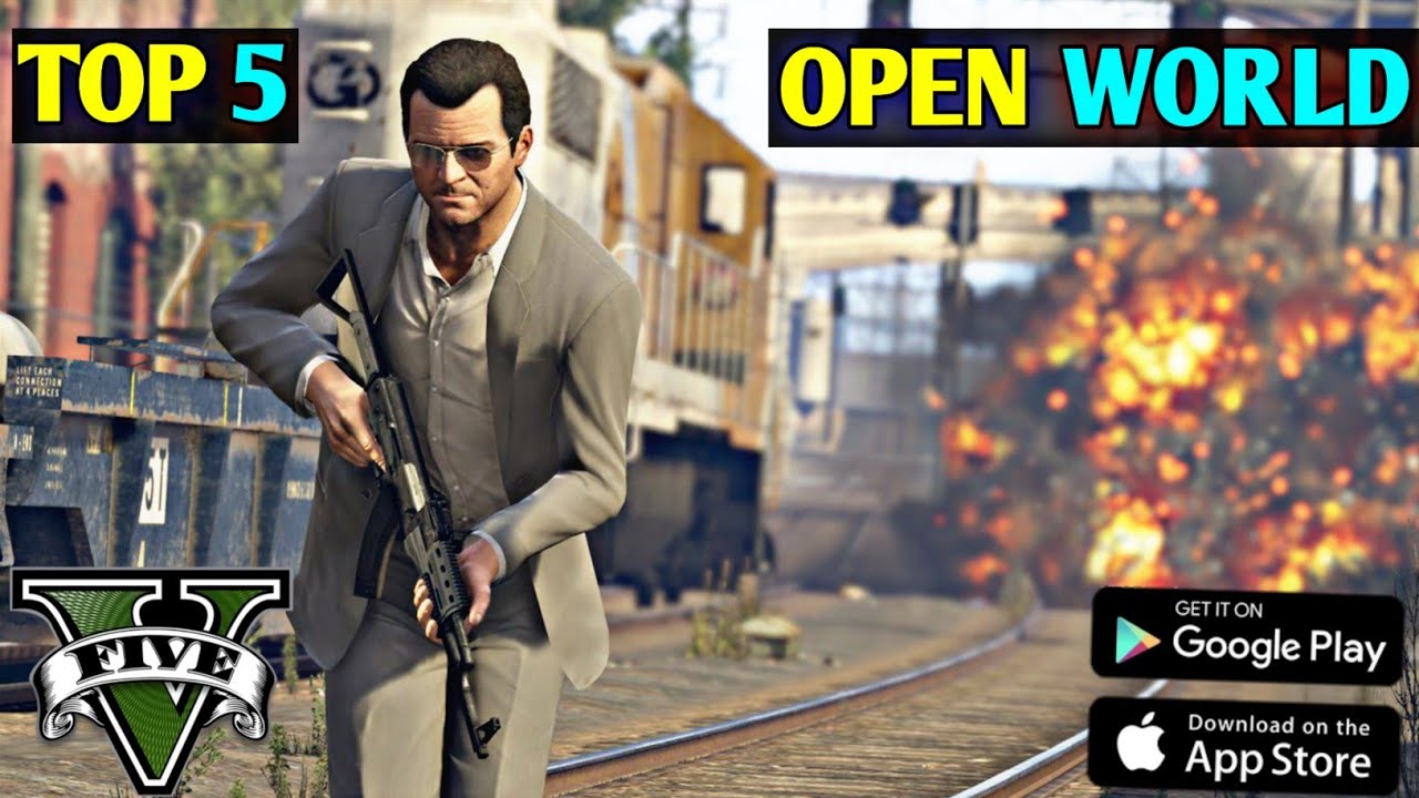 TOP 5 OPEN WORLD GANGSTER GAME ( FOR ANDROID IOS ) OFFLINE. 1GB.RAM ...