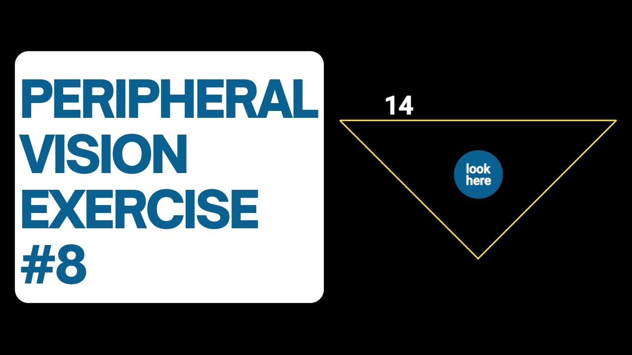 PERIPHERAL VISION EXERCISE | How to improve your eyesight [Training #8 ...