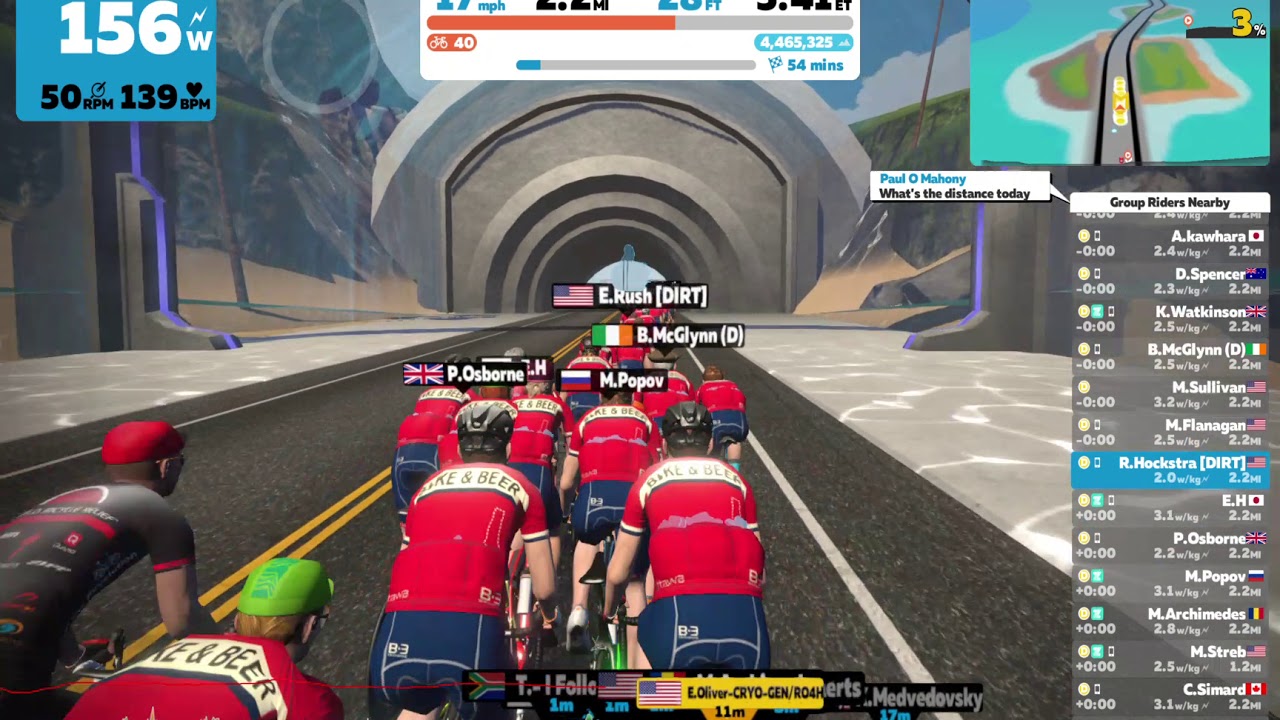 CRYO-GEN ZTGR (Zwift Tuesday Group Ride) (D) - YouTube