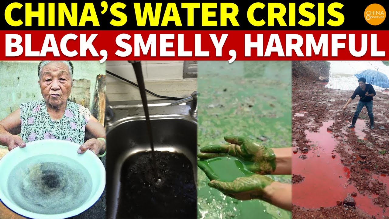China’s Water Crisis: Black, Smelly, Harmful! Hundreds in Shanxi With ...