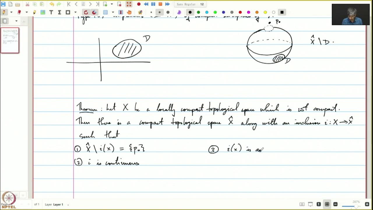 Lecture 32: One point compactification (continued) - YouTube