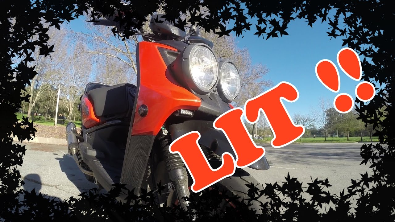 Moto Vlog #22 - Pros and Cons of LED Turn Signals - Zuma 125 Mod update ...