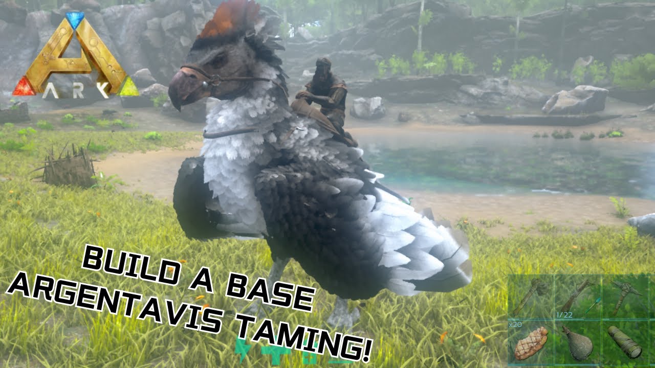 BUILD A BASE AND ARGENTAVIS TAMING! | ARK Ultimate Mobile Edition EP 3 ...