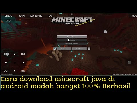 Cara Download Minecraft Java di hp android 100%Berhasil menggunakan ...