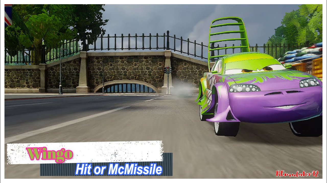 Cars 2 The Video Game | Wingo - Mission Mode | Hit or McMissile - YouTube