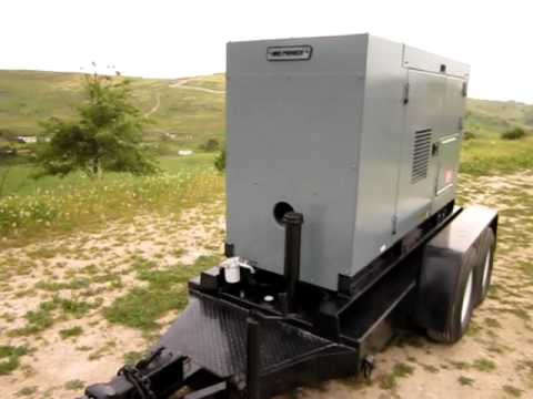 85 kVA Multi-Quip Diesel Generator Set Model DCA-85 - YouTube