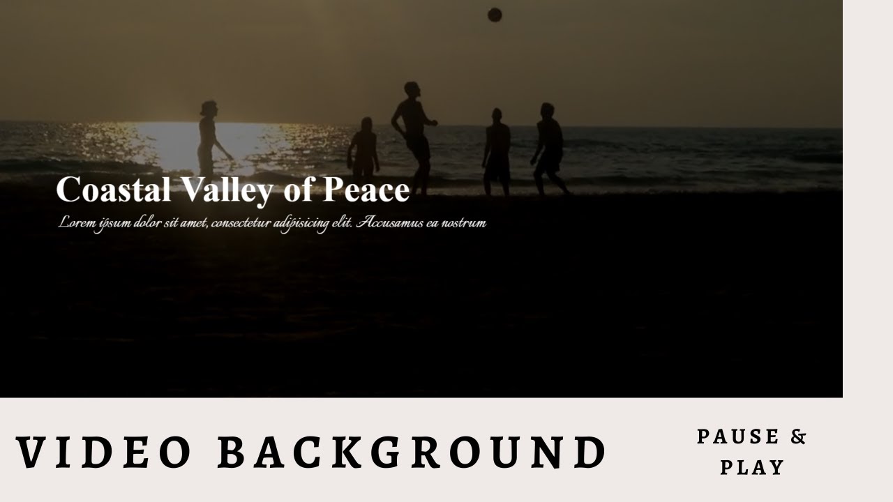 How to add a video background for beginners | HTML, CSS, JS ...