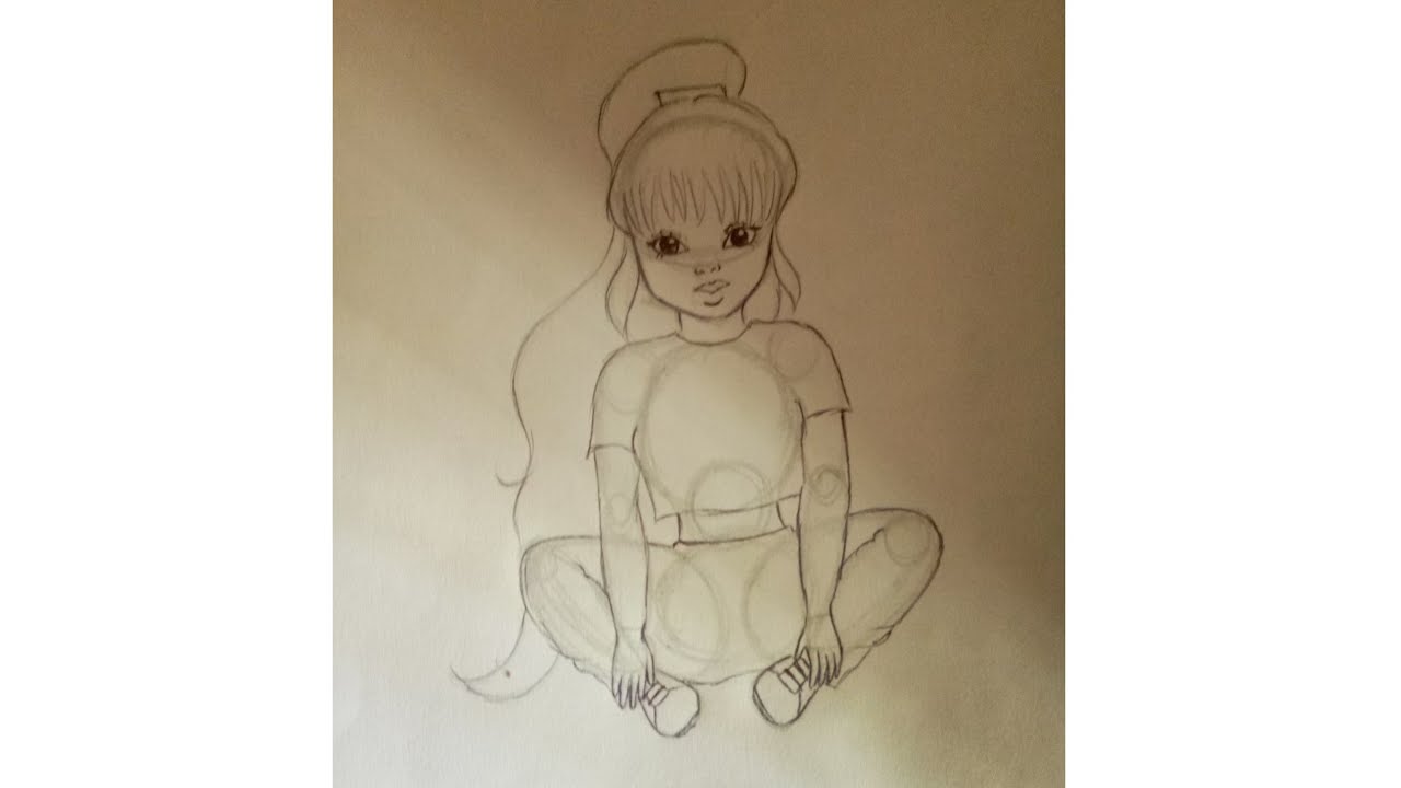 How to draw a girl - YouTube
