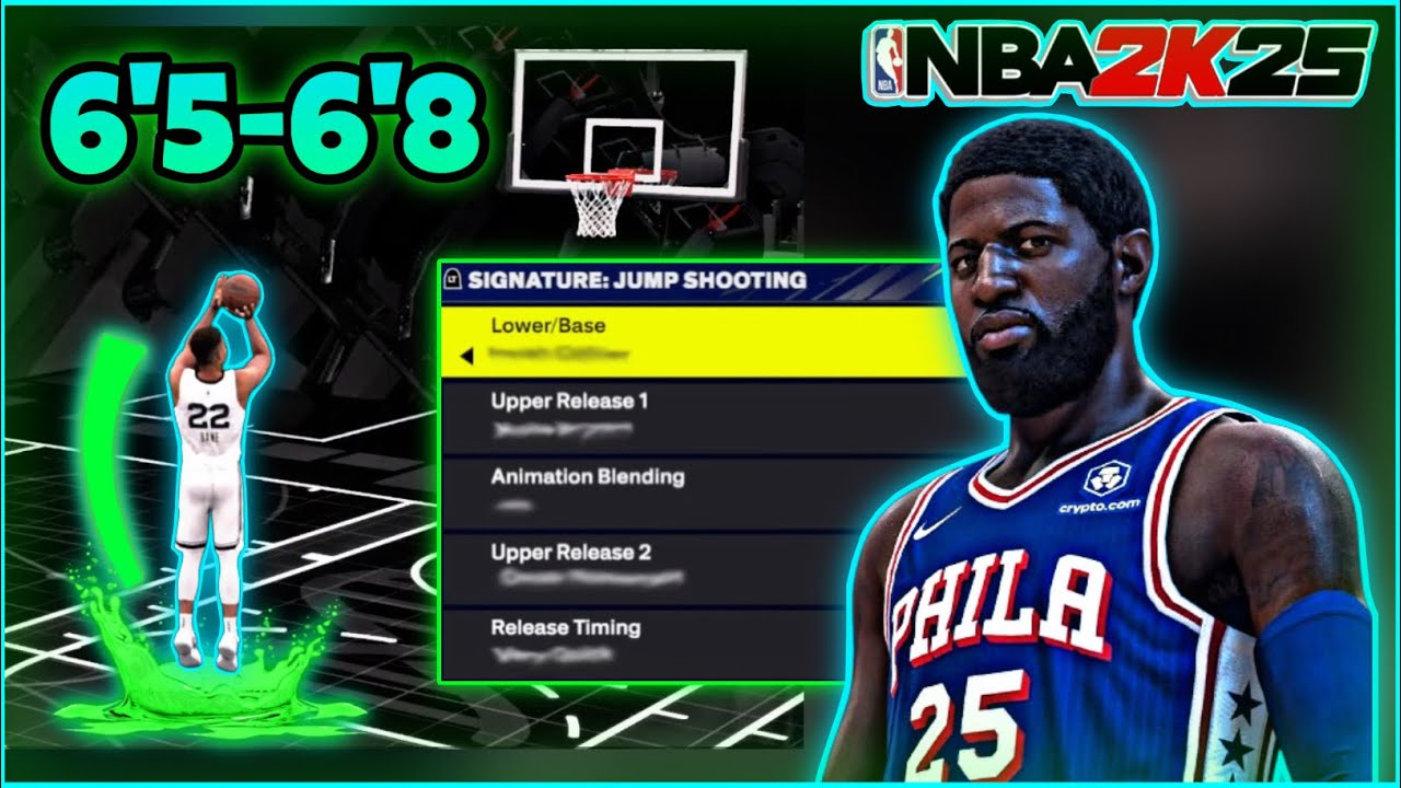 The ULTIMATE Green Jumpshot for 6’5 - 6’8 NBA 2k25 Builds🔥 - YouTube