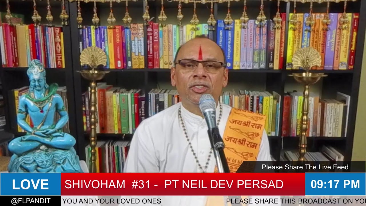 Shivoham 31- LIVE SATSANGH WITH PT NEIL DEV PERSAD - YouTube