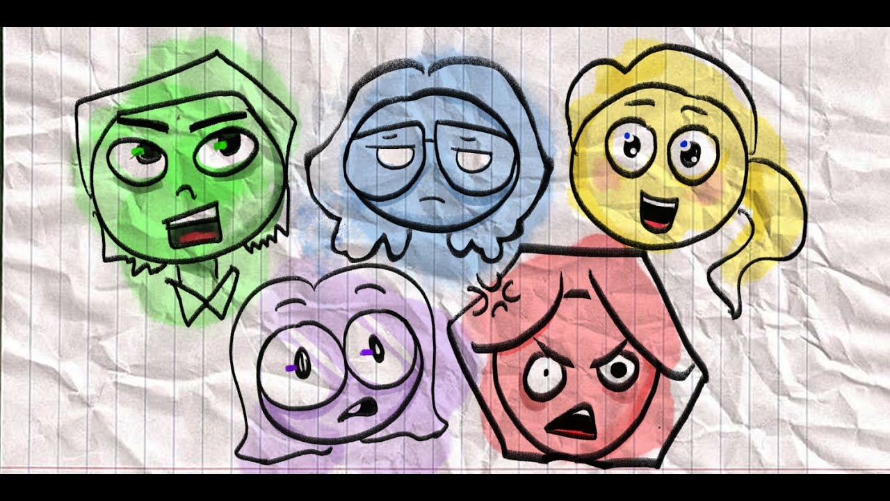 The cast of Inside Out parody watches the inside out parody for the ...