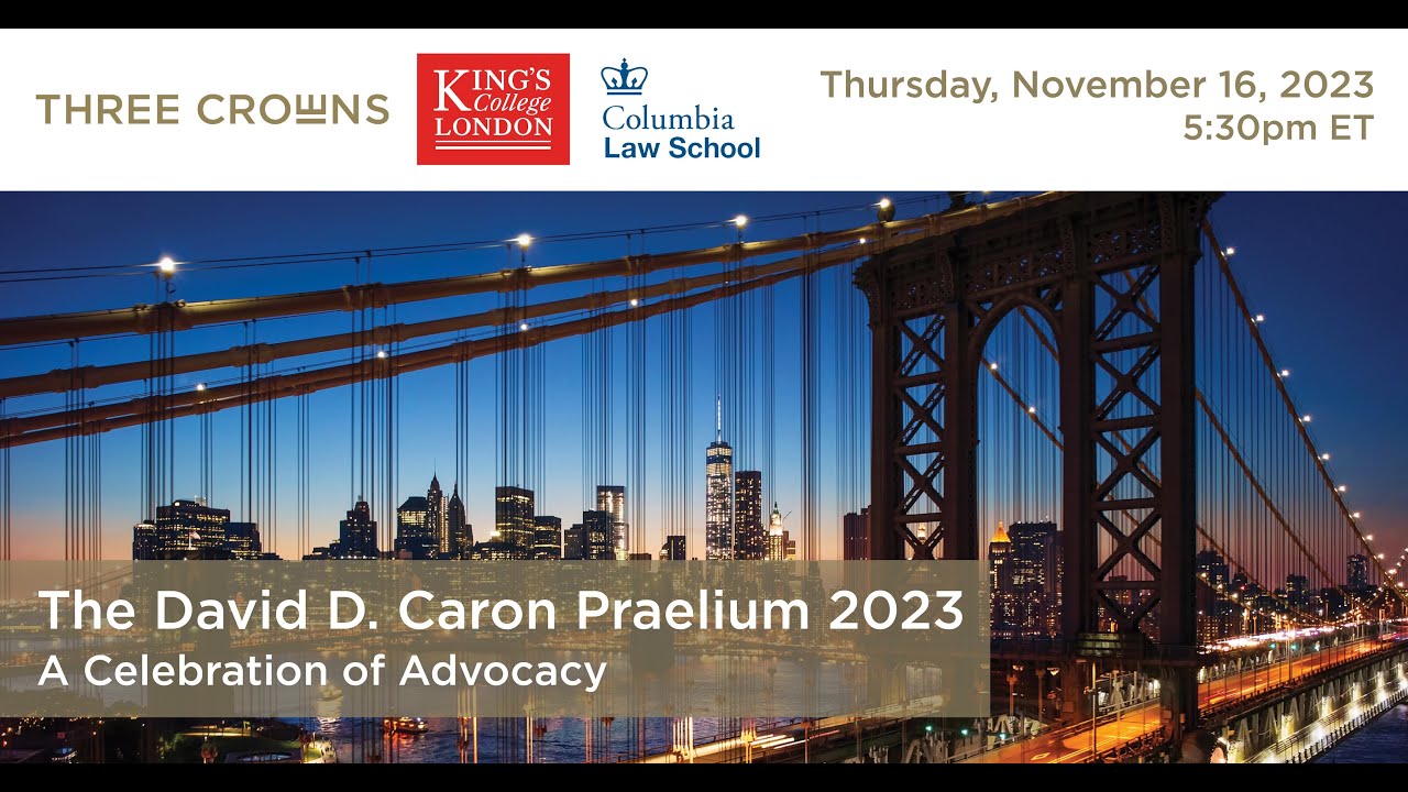 The David D. Caron Praelium 2023 - YouTube